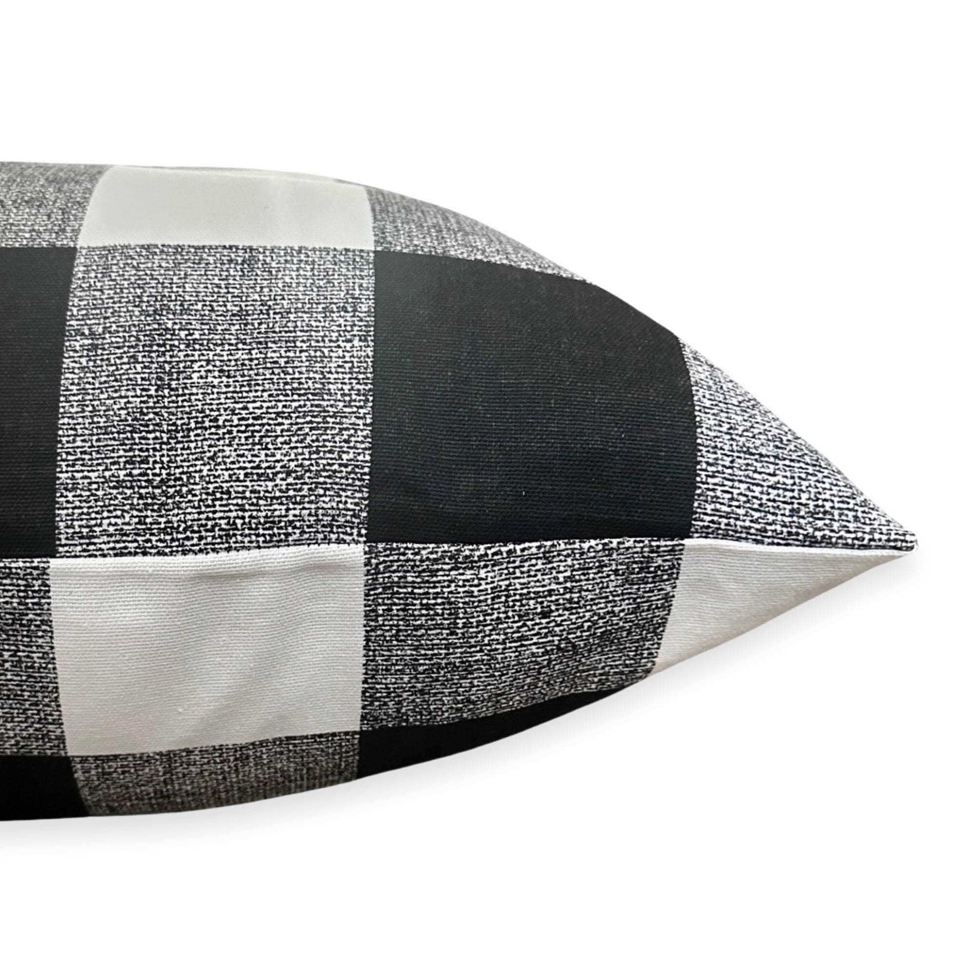 Black & White Buffalo Check Pillow Bed – Cuddl
